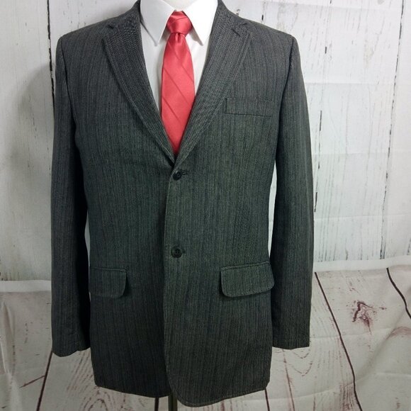 Murano | Suits & Blazers | Murano Sport Surgeon Cuff Gray Herringbone ...